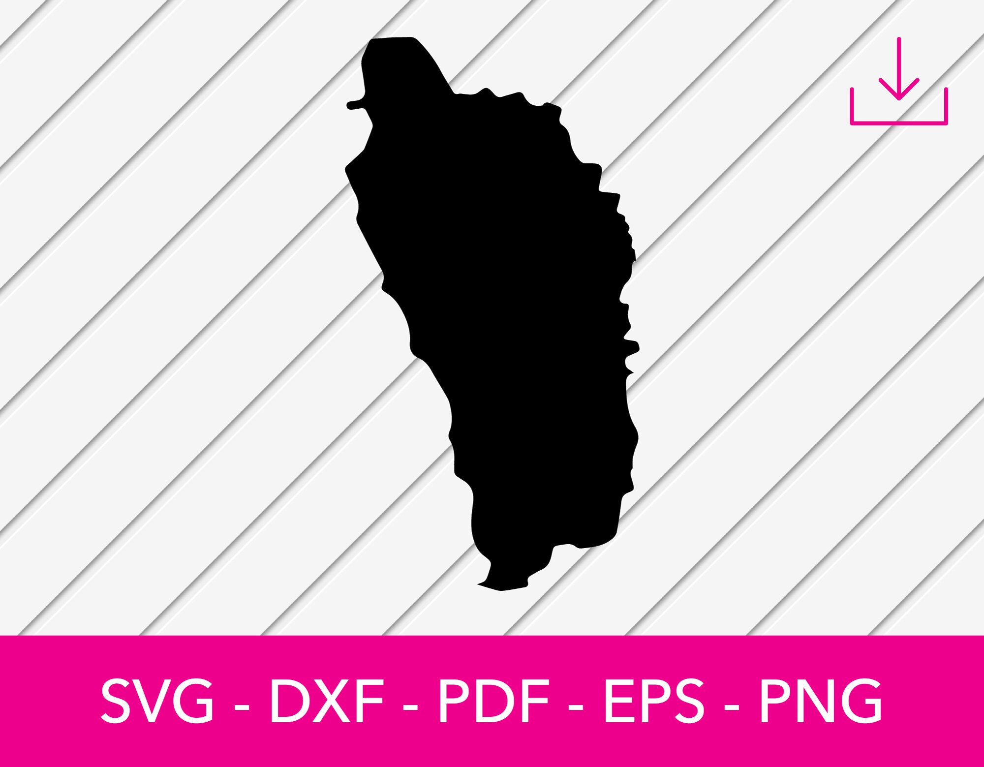 Dominica Svg, Dominica Island Map, Dominica Svg, Dominica, Caribbean ...