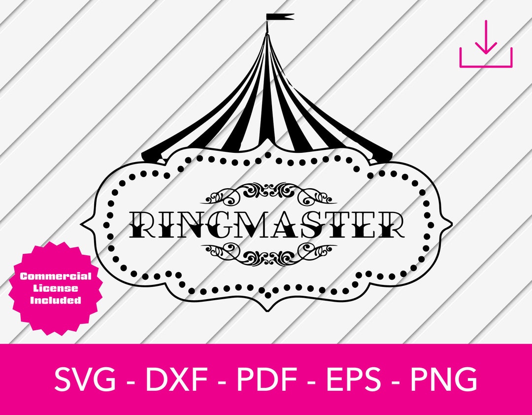 Ringmaster Svg, Carnival Vector, Circus Svg, Silhouette SVG Cut File ...