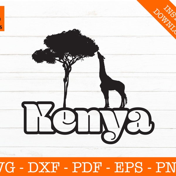 Kenya Svg - Etsy
