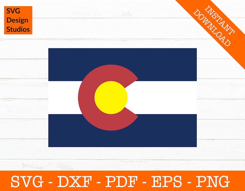 Colorado Svg Colorado State Flag Svg Clipart SVG Cut File - Etsy