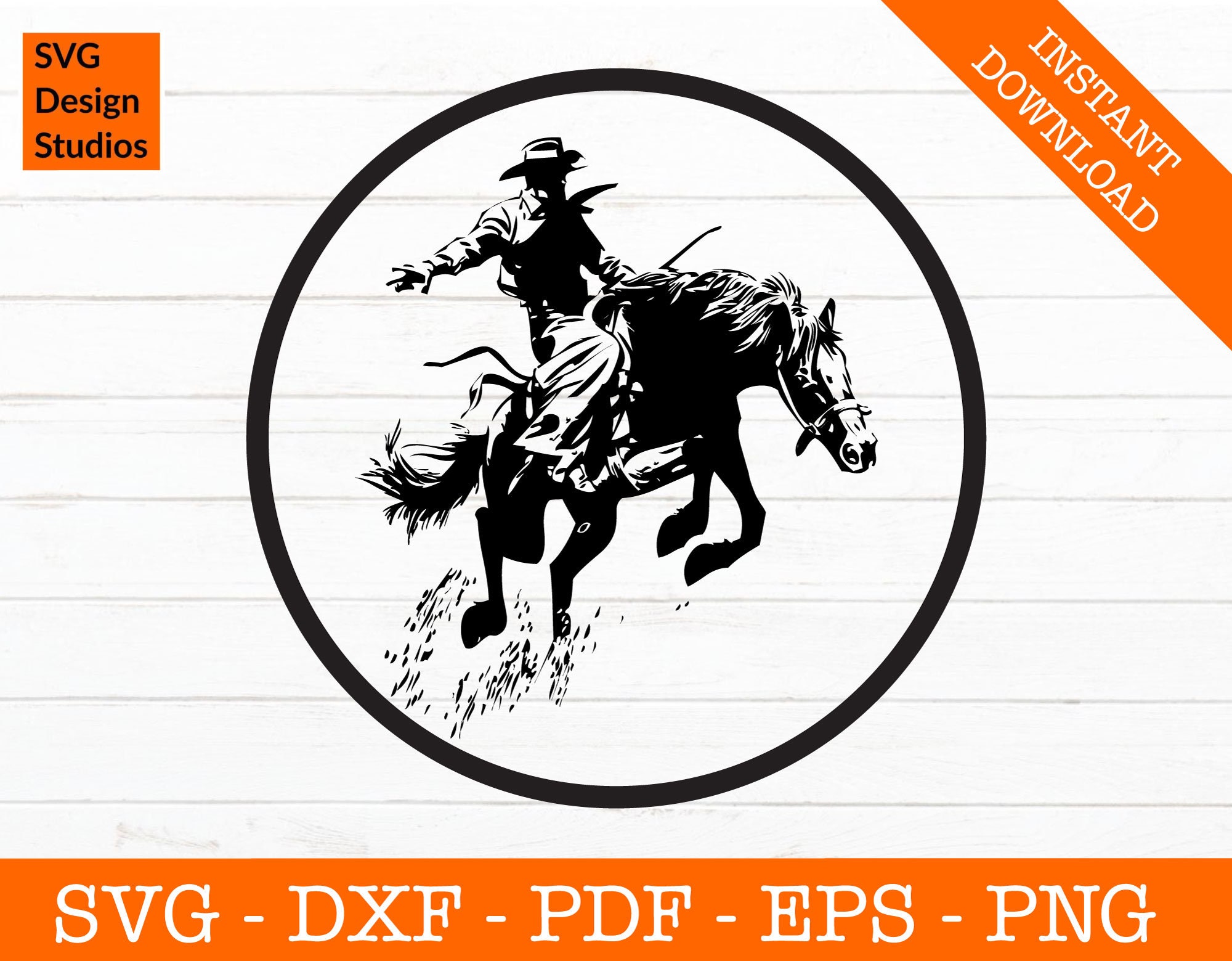 Cowboy Svg Cowboy Riding Horse Rodeo SVG Silhouette Shadow - Etsy