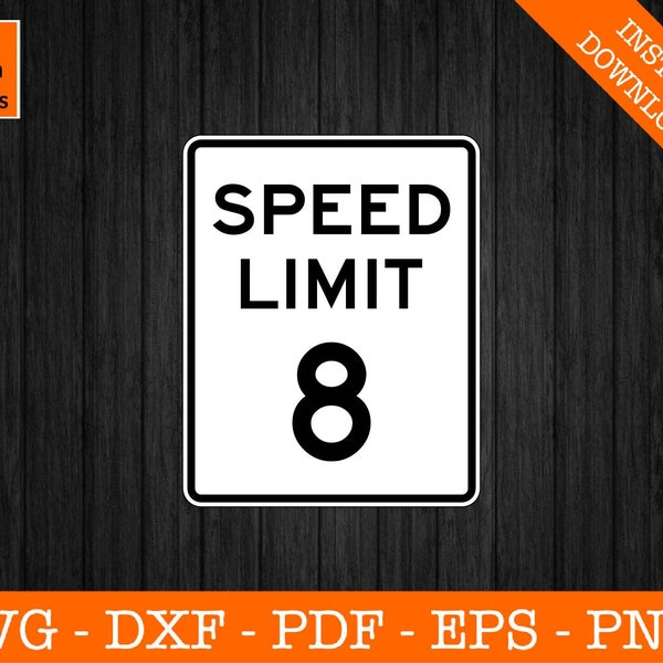Blank Speed Limit Sign - Etsy
