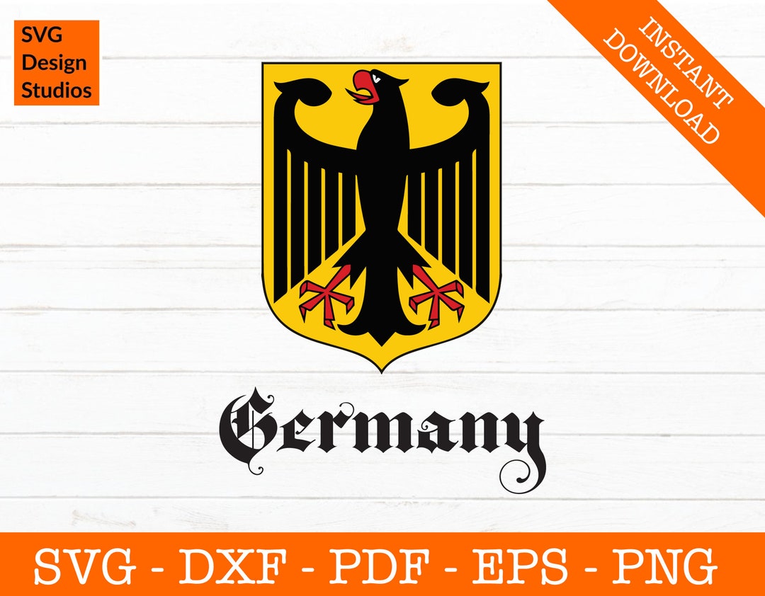 Germany Svg, German Flag Svg, German Seal Svg, German Crest Svg, Gothic ...