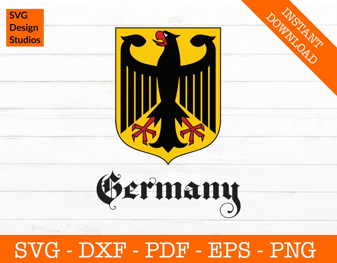 Germany Svg German Flag Svg German Seal Svg German Crest - Etsy