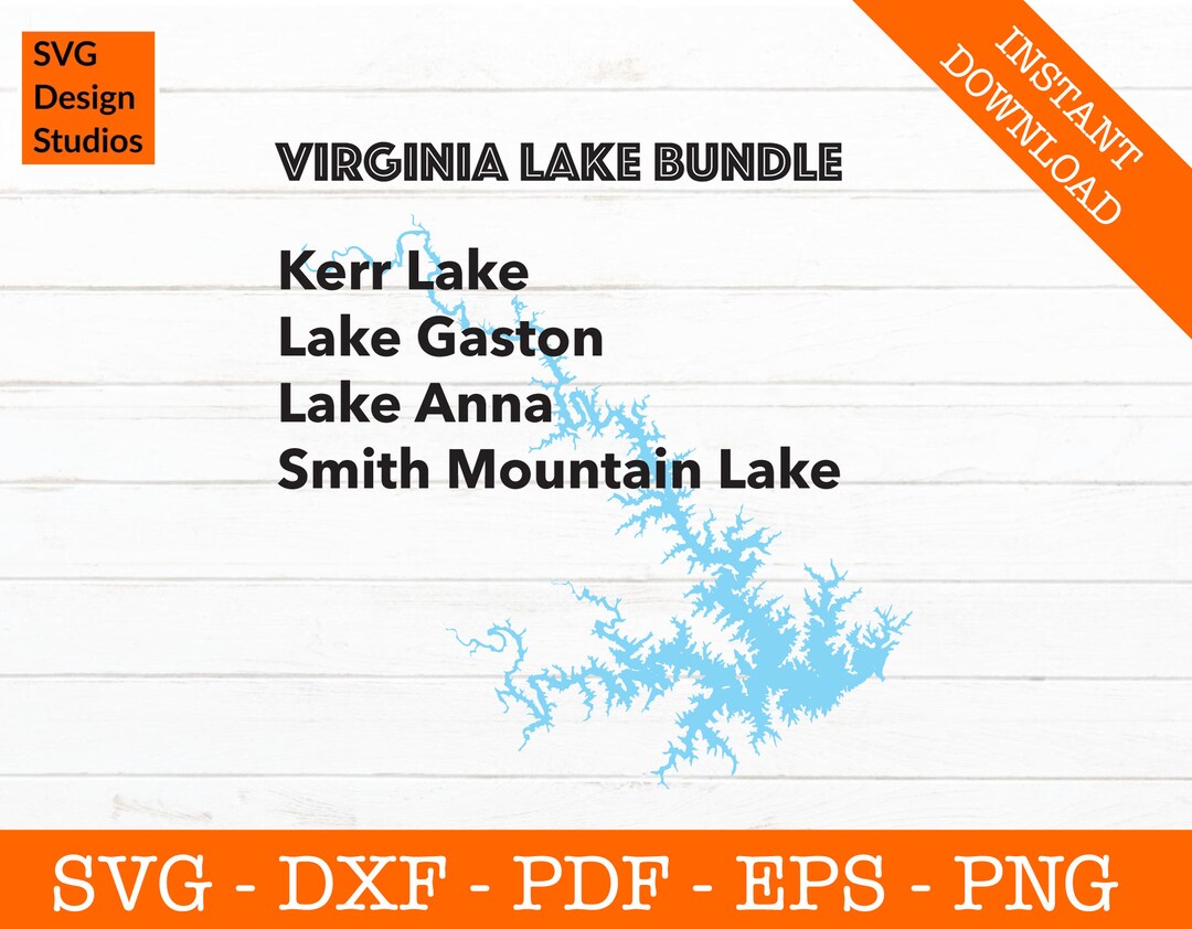 Virginia Svg, Lake Svg, Kerr Lake, Lake Gaston, Lake Anna, Smith ...