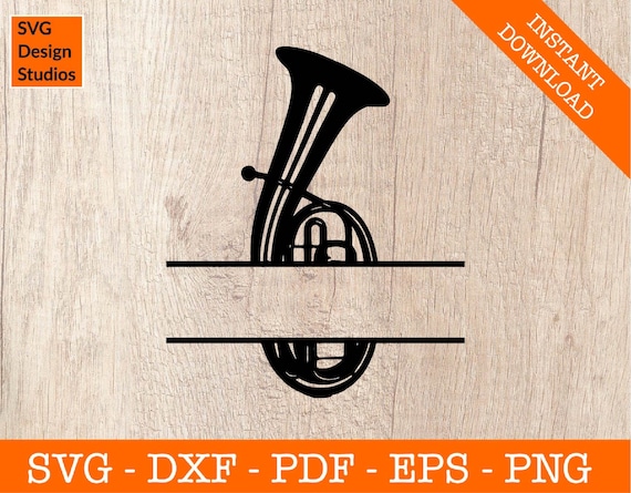 Tenor Horn Frame Svg Tenorhorn Svg Band Svg Jazz Svg - Etsy