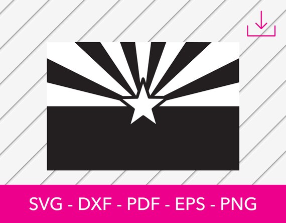 Arizona Flag Svg Arizona State Flag Svg PNG DXF Cricut - Etsy Canada