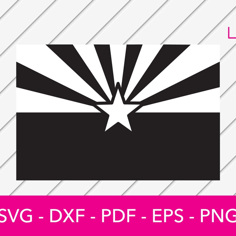 Arizona State Flag Svg - Etsy
