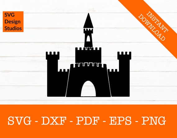 Magic Castle Svg Silhouette Shadow SVG Cut File PNG DXF | Etsy