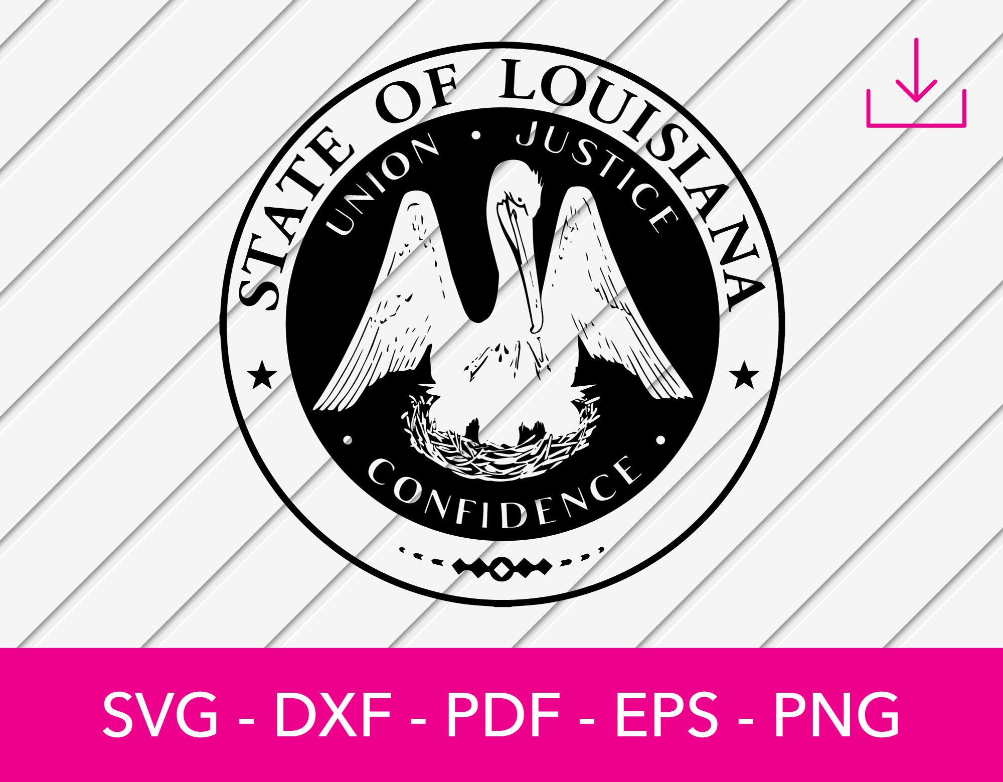 Louisiana Svg Louisiana State Seal Svg Louisiana State Flag - Etsy