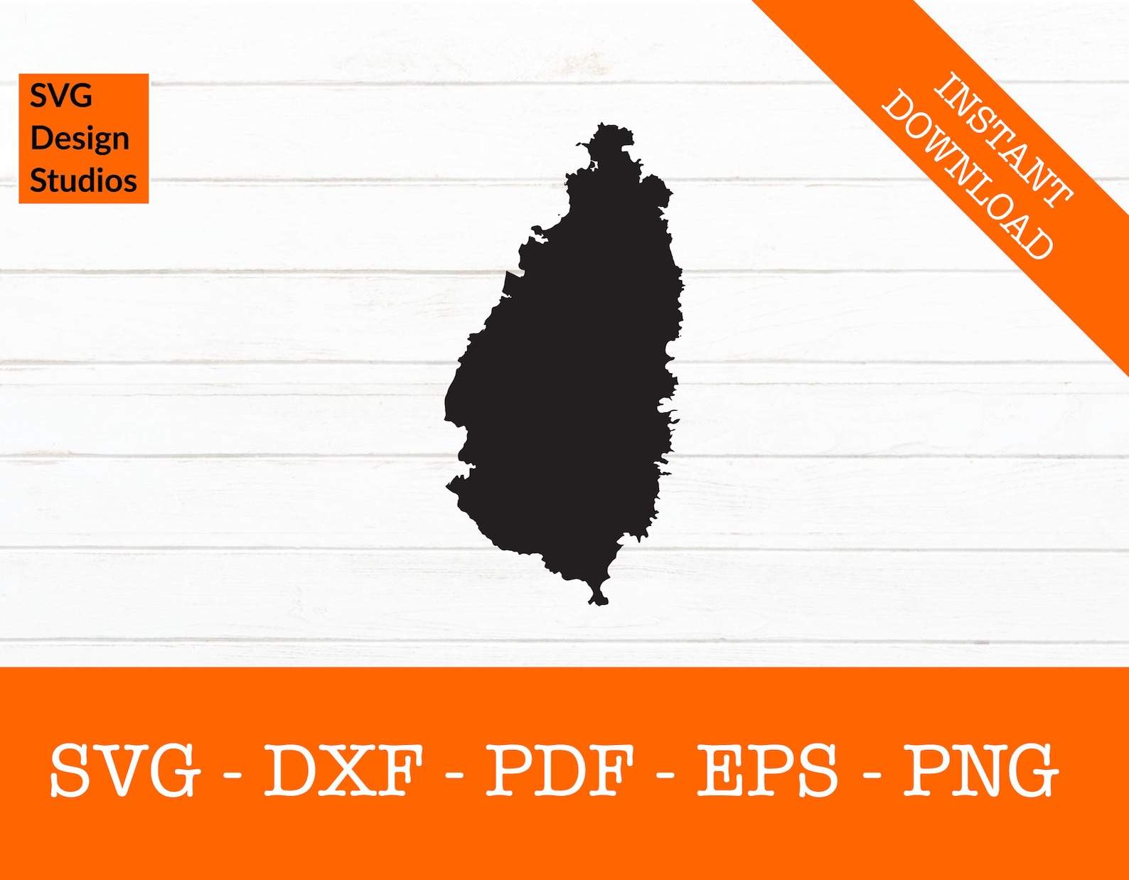 Saint Lucia Svg, St Lucia Svg, St Lucia Outline Island Svg, Caribbean ...