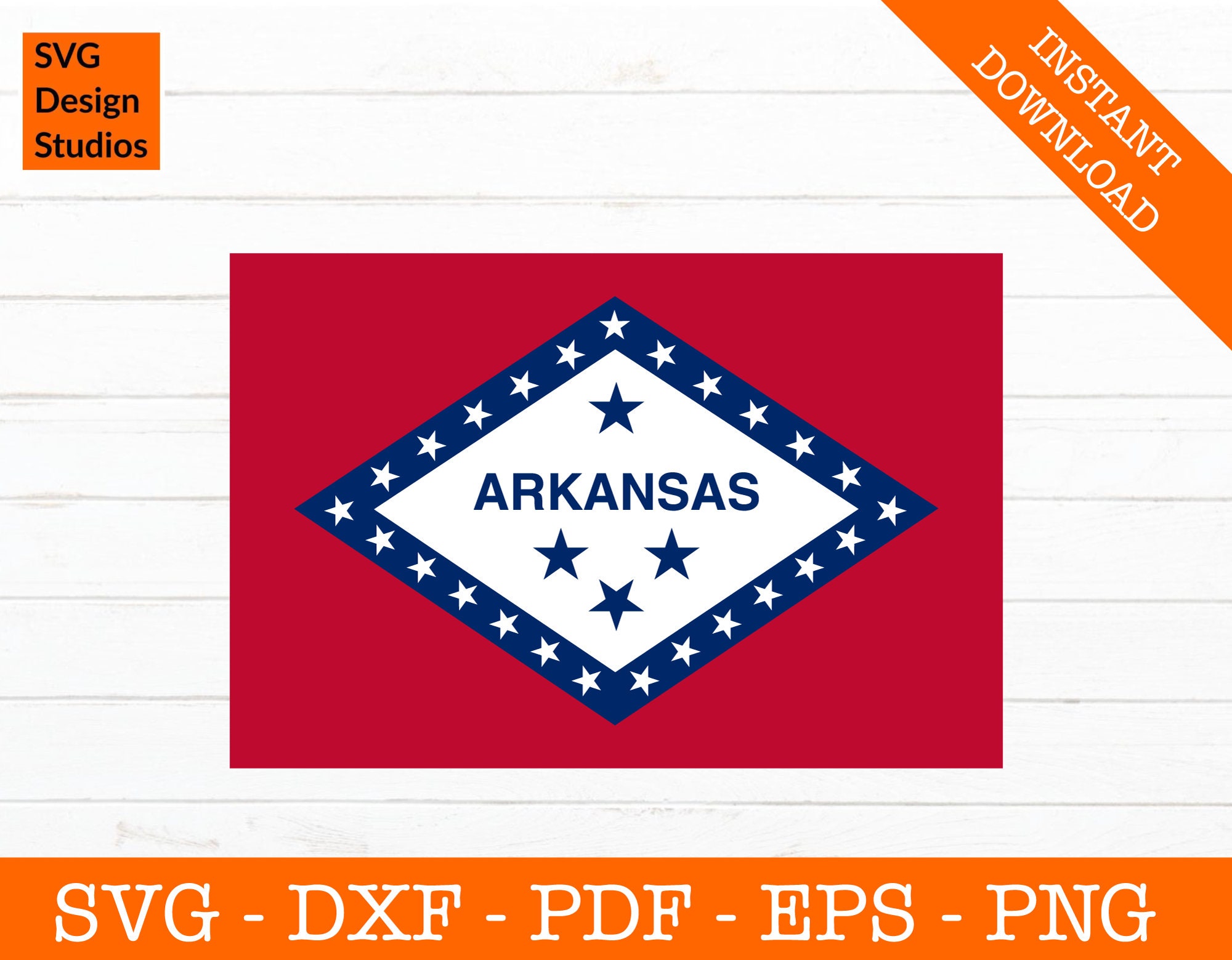 Arkansas Svg, Arkansas State Flag Svg- PNG - DXF - Cricut - Clipart ...