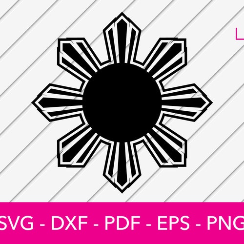 Philippines Flag Sun Svg Philippine Flag Svg Filipina - Etsy