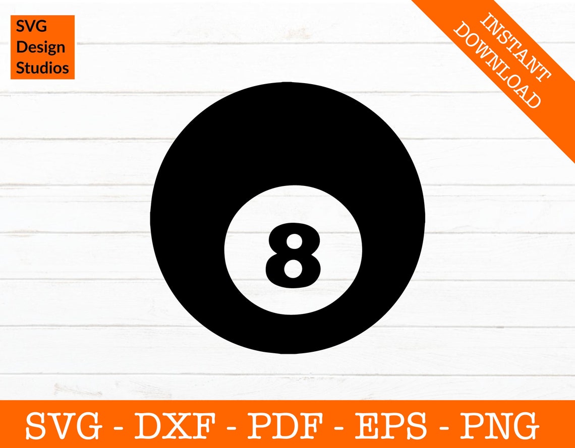 Pool Svg Billiards Svg 8 Ball Svg Eight Ball Svg - Etsy