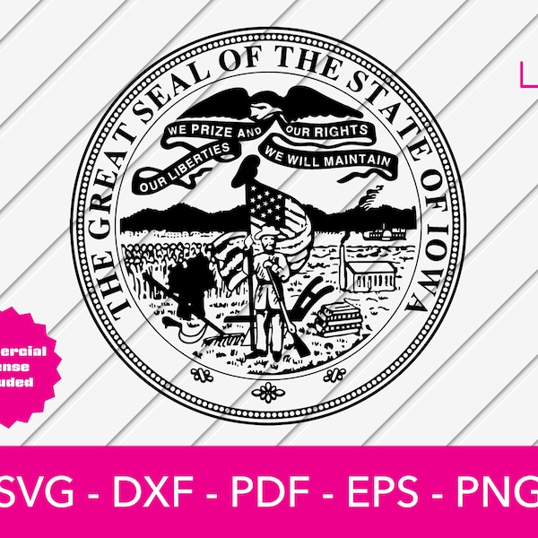 Iowa State Stencil - Etsy