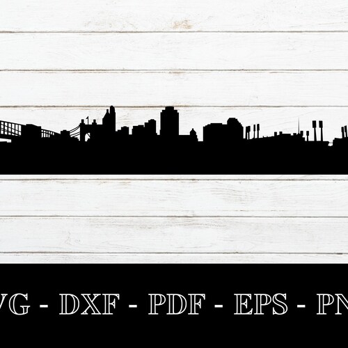 Cincinnati Skyline Instant Download SVG and PNG Files - Etsy