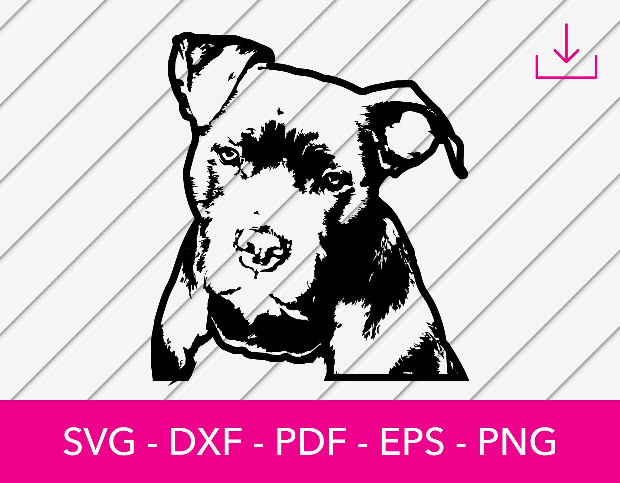 Boxer Svg, Boxer Dog Svg, Pit Bull Svg, Dog Love Svg, Dog Svg - SVG Cut ...