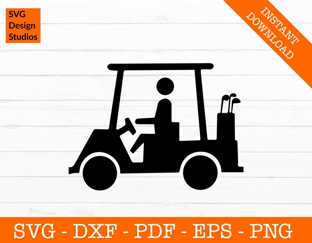 Golf Cart Svg, Golfcart Svg, Golf Svg, Golfer Svg, Golfing Svg ...