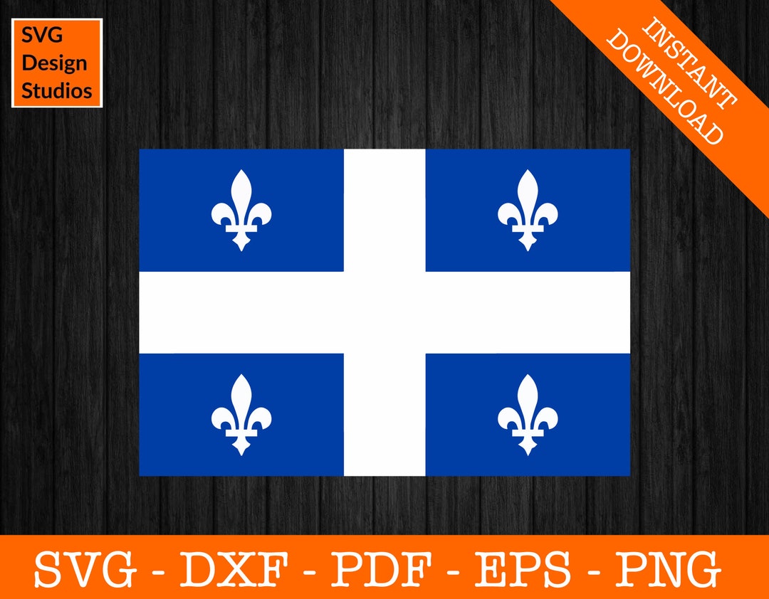Quebec Svg, Quebec Flag Svg, Canada Svg, Canadian Svg, Province Svg ...