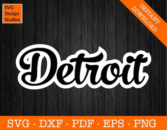 Retro Detroit Svg Detroit Michigan Silhouette SVG Cut File - Etsy Canada