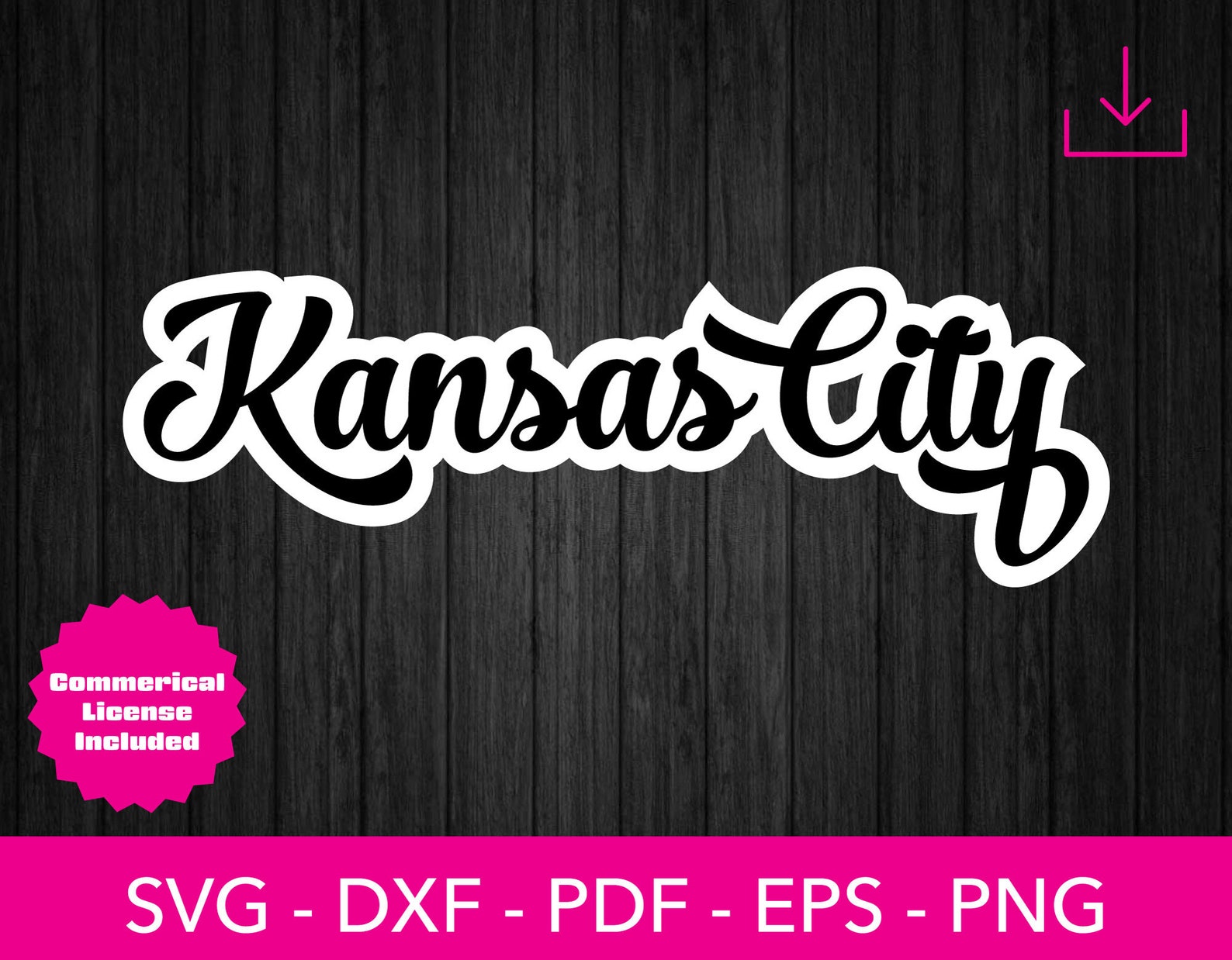 Kansas City Svg, KC Svg, Retro Kansas City Svg, Missouri Silhouette Svg ...