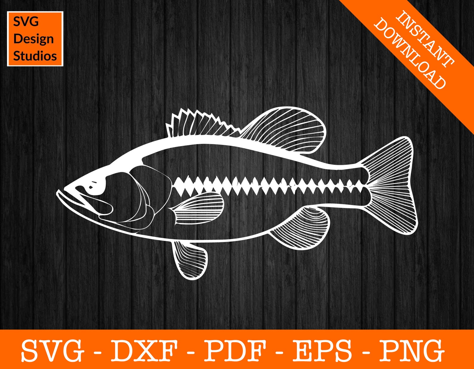 Largemouth Bass Fishing SVG Bass svg Fish svg Tournament | Etsy