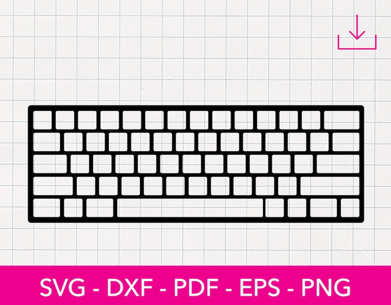 Keyboard Svg Keys Svg Computer Keyboard Svg Silhouette SVG - Etsy Keyboard Svg Keys Svg Computer Keyboard Svg Silhouette SVG - Etsy