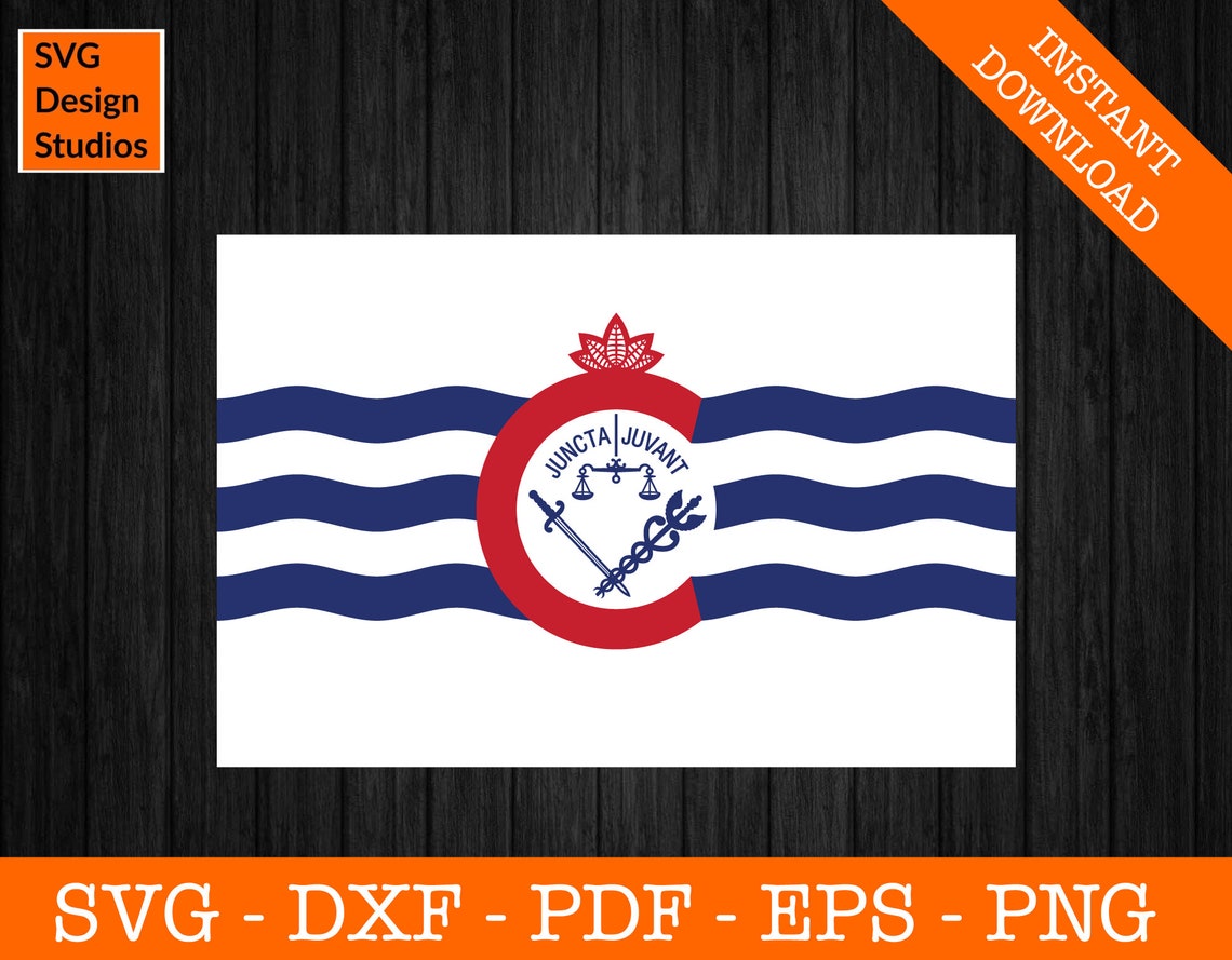 Cincinnati Svg Cincinnati Flag Svg Ohio Svg Clipart SVG - Etsy