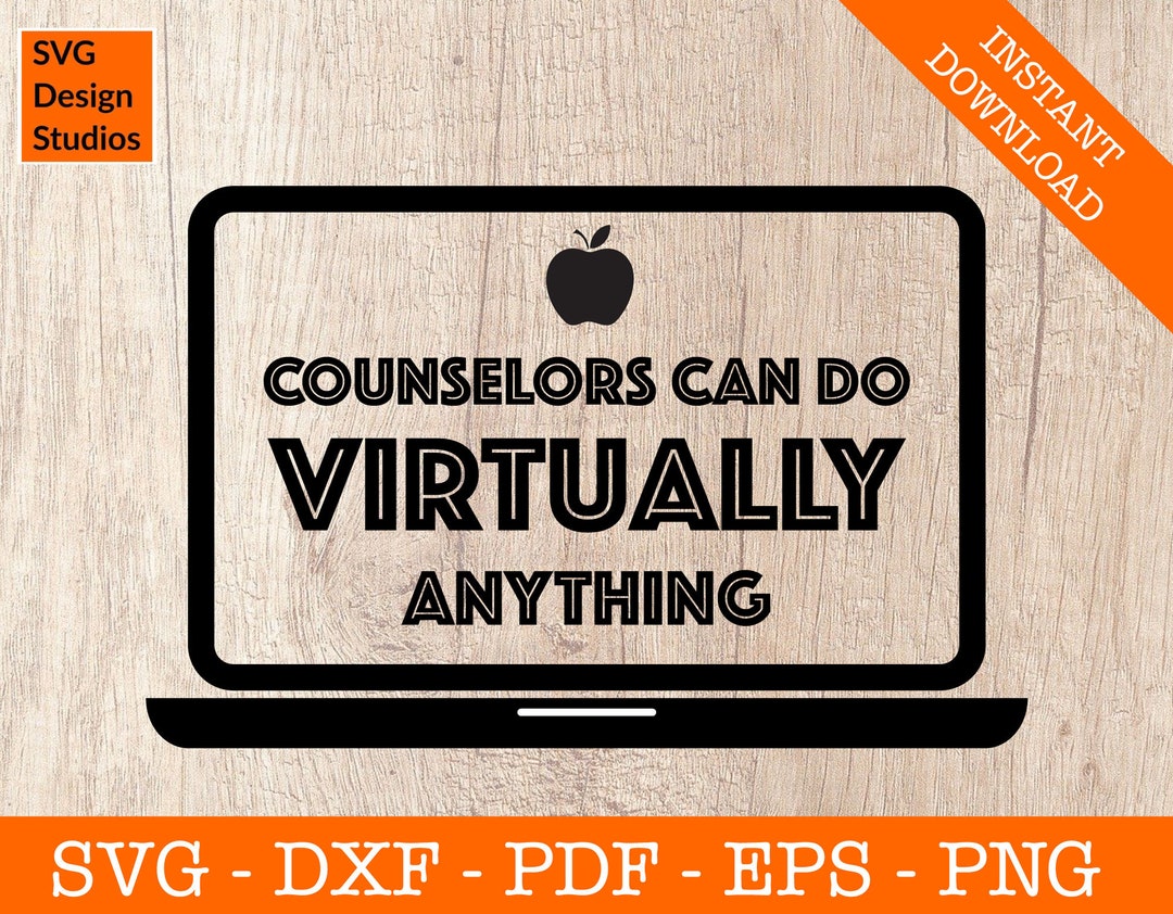 Teachers Can Do Virtually Anything Svg, Educator Svg, Laptop Svg ...