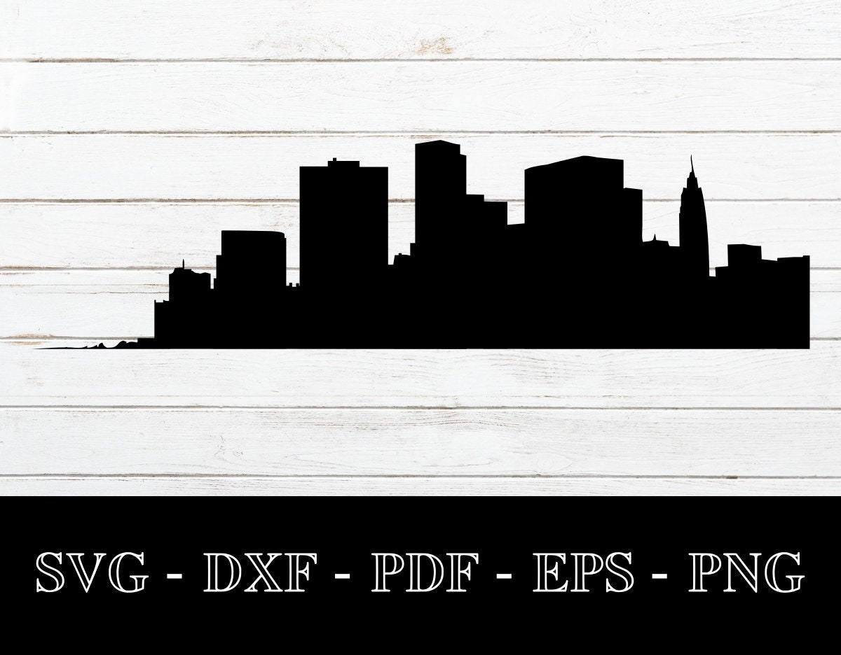 NYC Svg New York City Skyline Cityscape Silhouette Shadow svg | Etsy