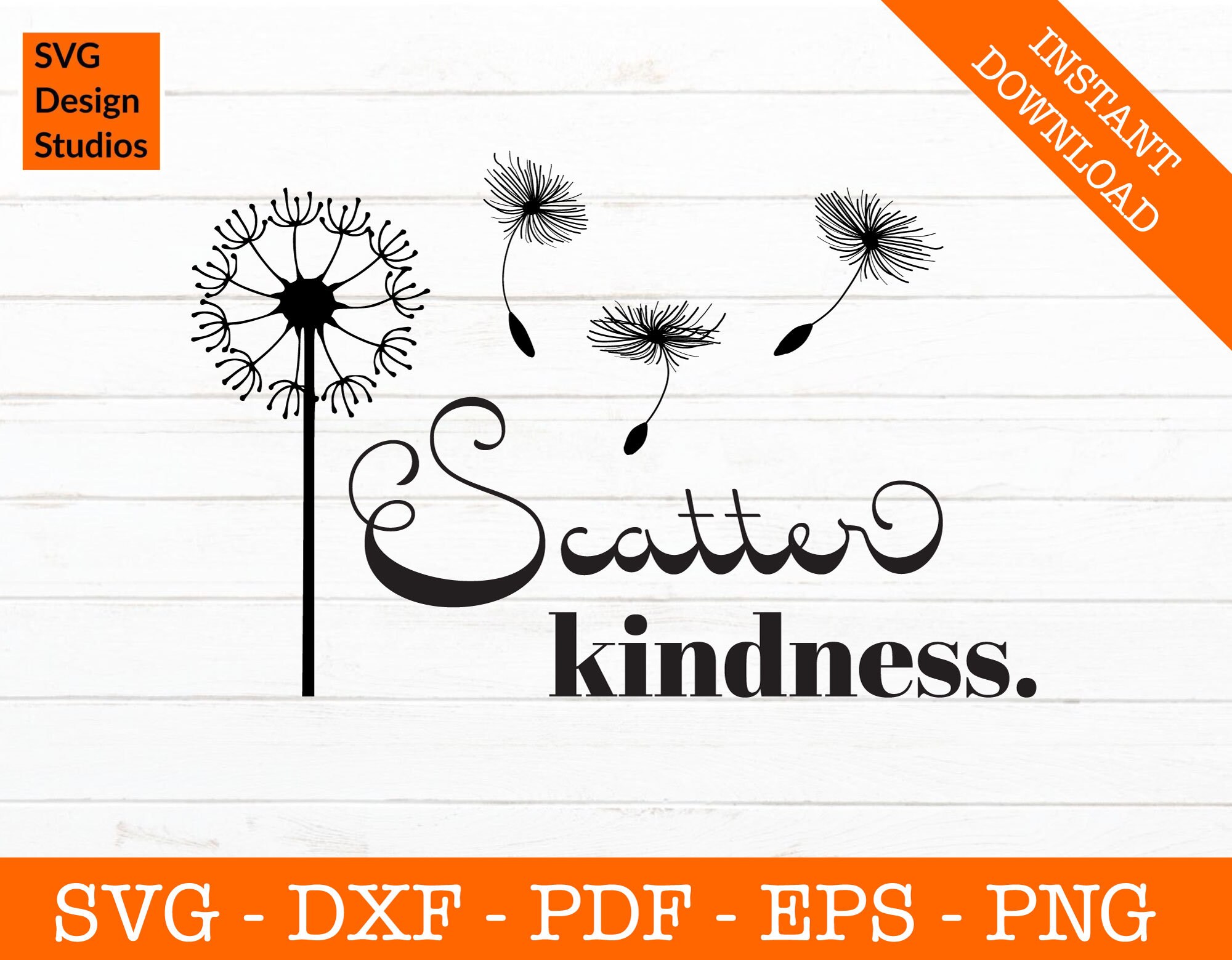 Scatter Kindness Svg Kind Svg Kindness Svg Silhouette | Etsy