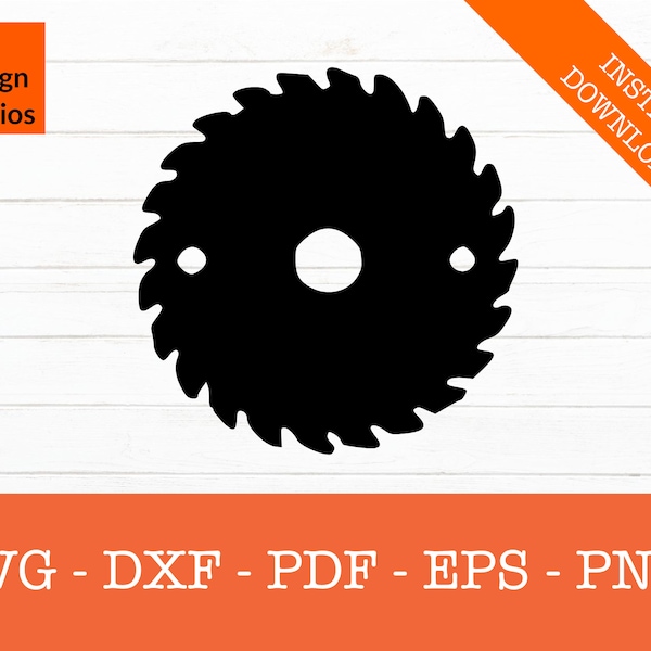 Circular Saw Blade Dxf - Etsy