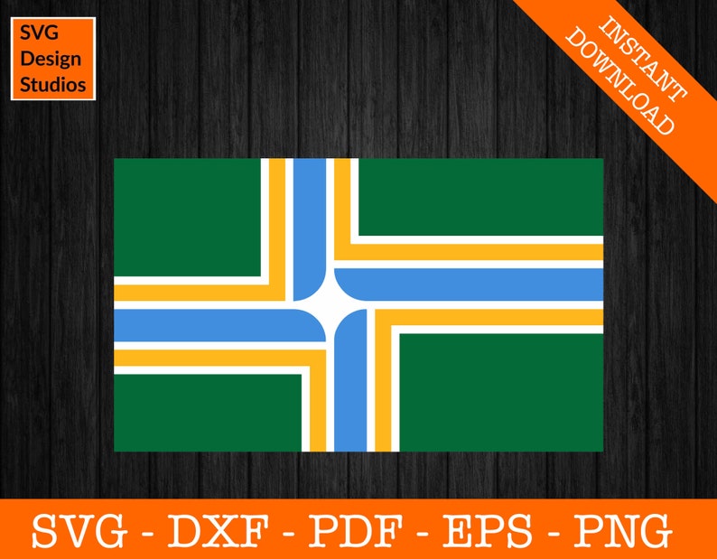 Portland Svg, Portland City Flag Svg, Portland Oregon SVG - Cut File ...