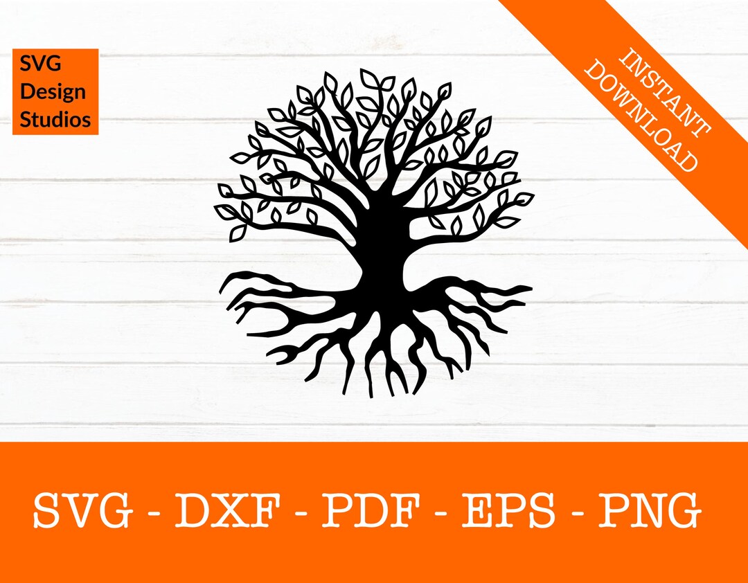 Genealogy Tree Roots Ancestry Family History Svg, Silhouette Shadow SVG ...