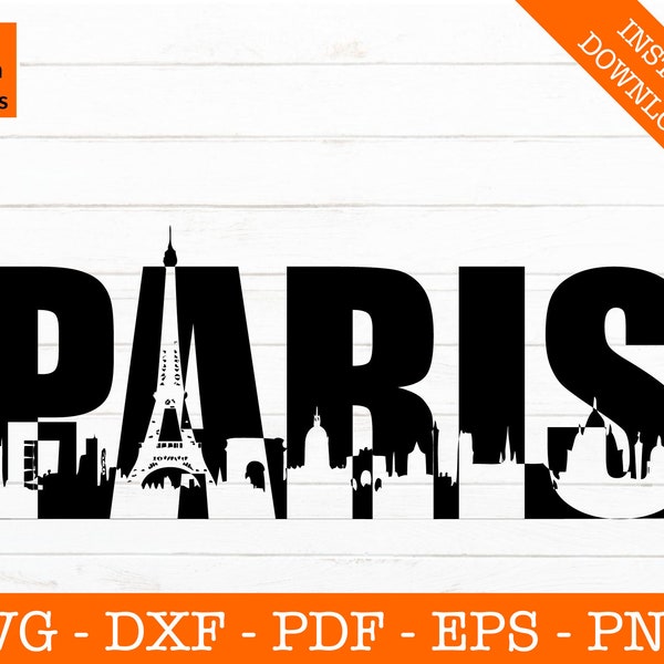 Paris Svg - Etsy