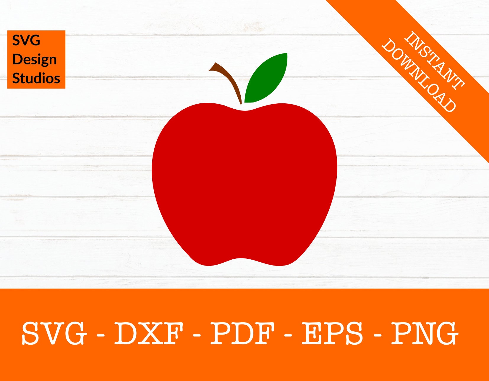 Apple Svg, School Svg, Teacher Svg Cut File - PNG - DXF - Cricut ...