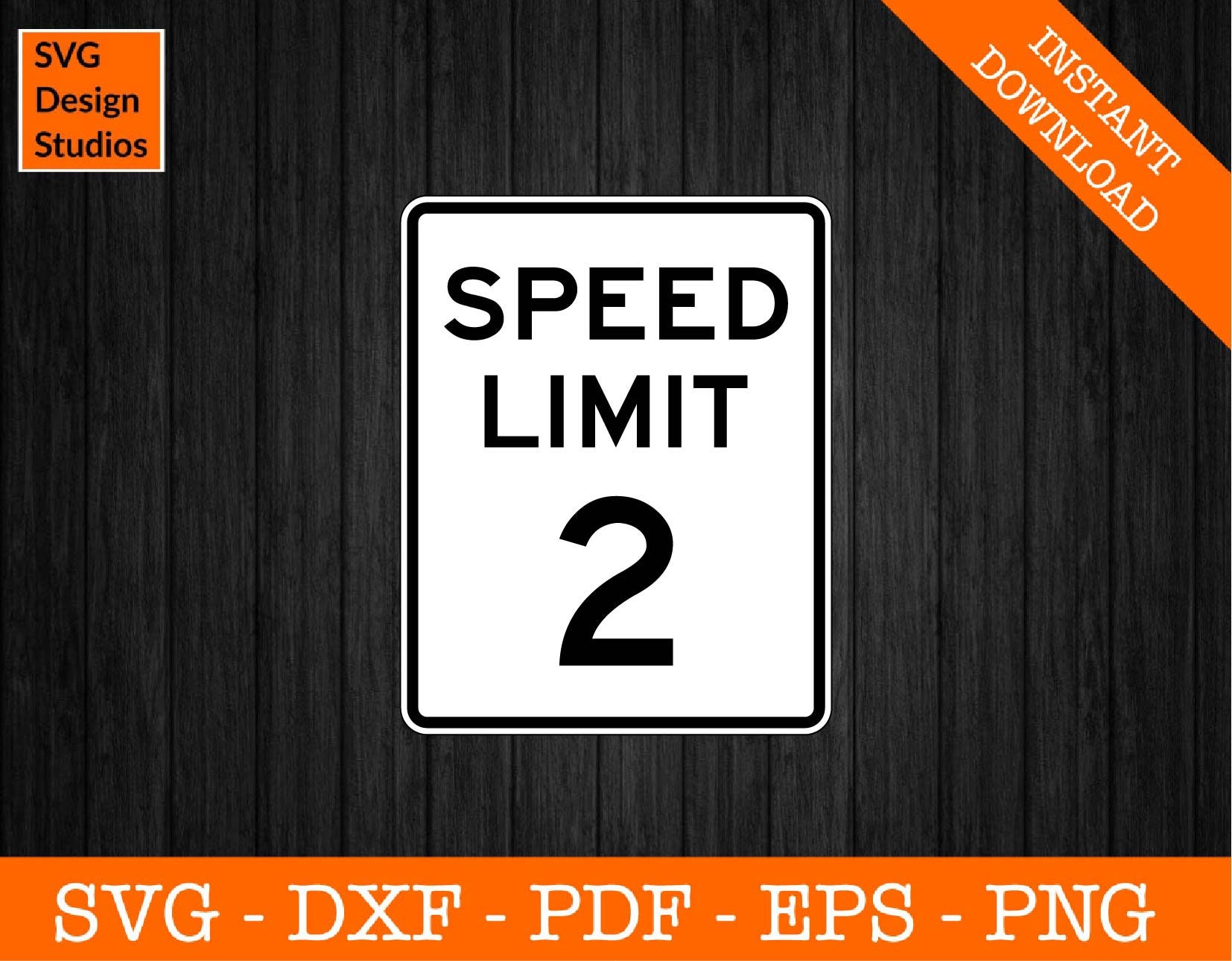 Blank MPH Speed Limit 2 Sign Svg Cars Svg Two Year Old | Etsy