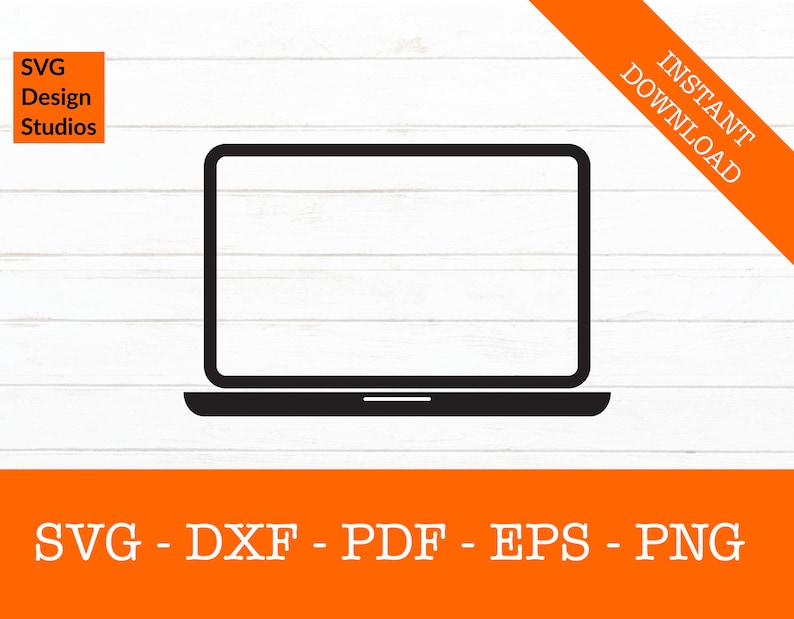 Laptop Svg, Computer Svg, Technology Svg Silhouette Shadow SVG Cut File ...