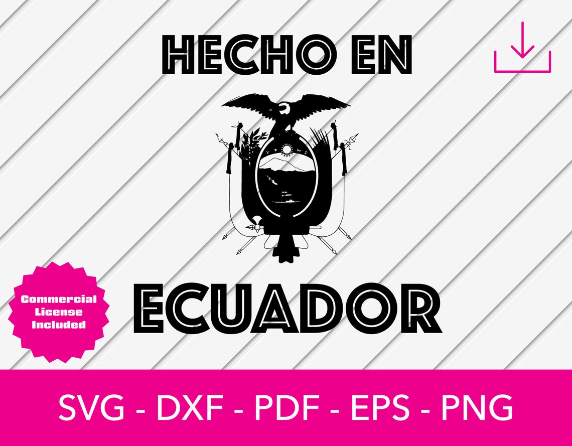 Ecuador Svg Hecho En Ecuador Svg Ecuador Seal Flag Cut File | Etsy