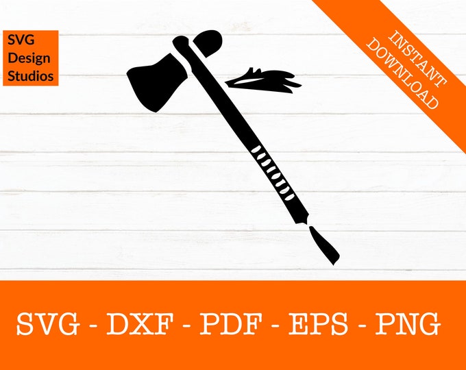 Tomahawk Axe SVG: Tribal Clipart, DIY Crafts (digital Download) - Etsy ...
