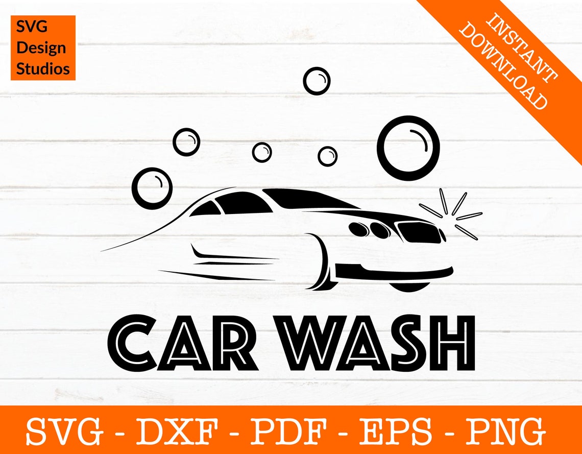 Carwash Svg, Car Wash Svg, Carwashing Service Svg, Silhouette Cut File ...