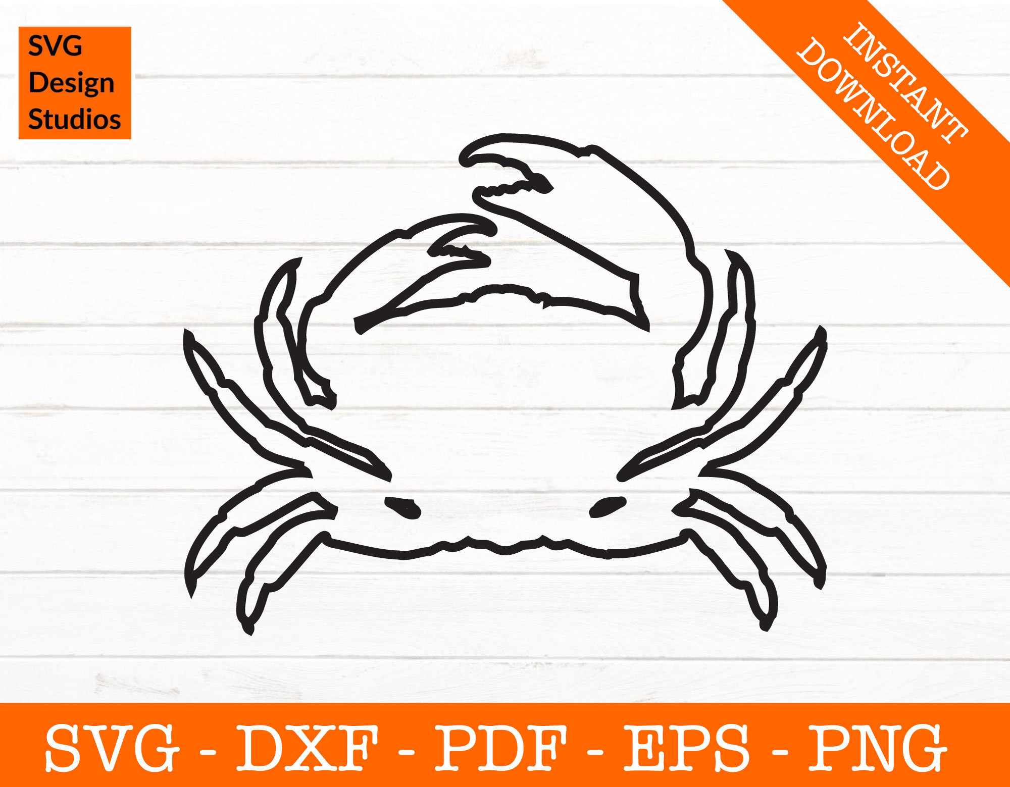Blue Crab Svg Seafood Svg Ocean Svg Silhouette Shadow SVG - Etsy