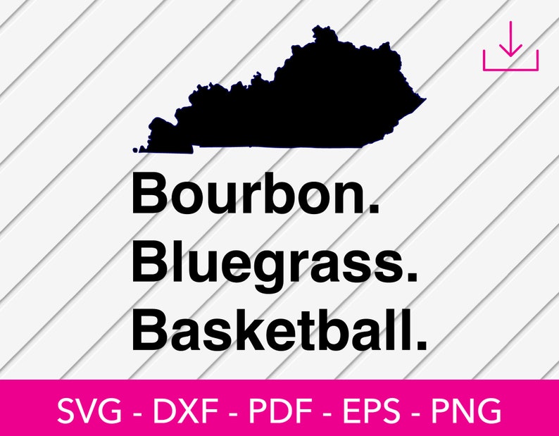 Kentucky Svg, Bourbon Svg, Bluegrass Svg, Basketball Svg, Cut File ...