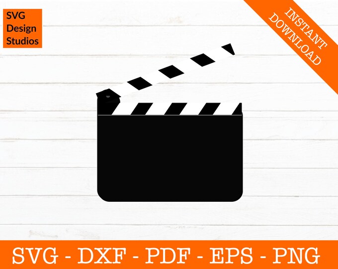 Clapper Svg, Movies Svg, Cinema Svg, Director Svg, Clapper Board ...