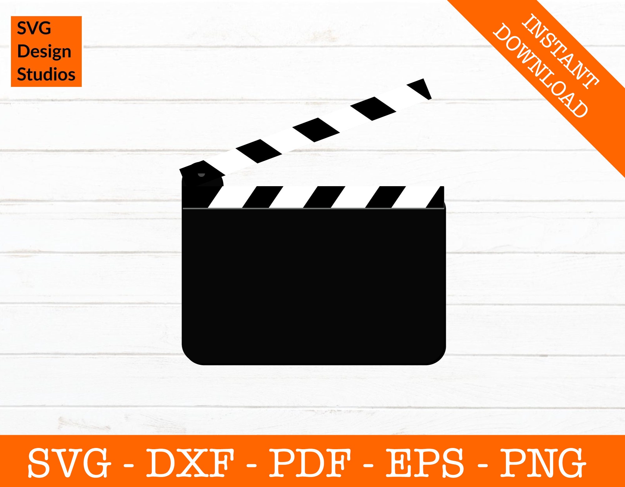 Clapper Svg Movies Svg Cinema Svg Director Svg Clapper | Etsy