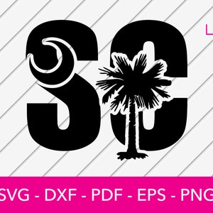 South Carolina Palm Tree SVG & PNG - Etsy