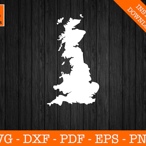 England Map Svg - Etsy