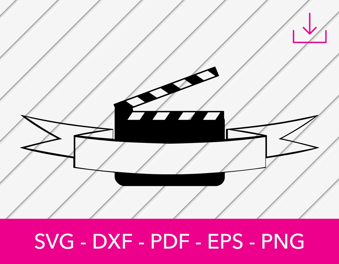 Clapper Svg, Movies Svg, Cinema Svg, Director Svg, Frame, Clapper Board ...