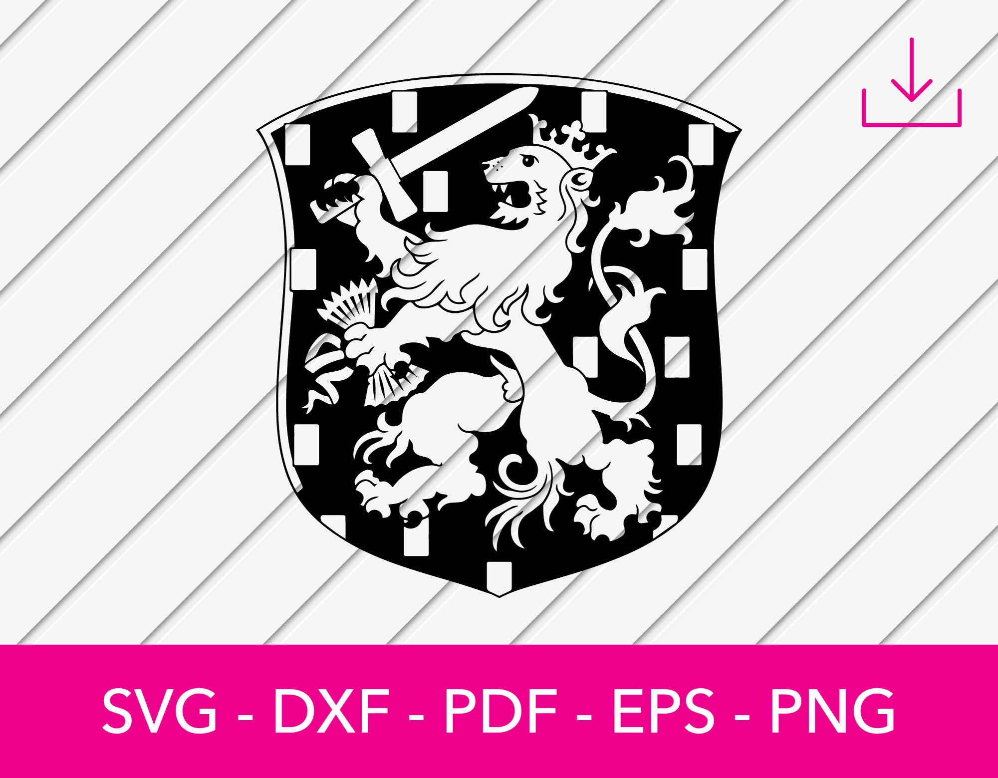 The Netherlands Seal Svg Dutch Netherlands Flag Badge Coat - Etsy