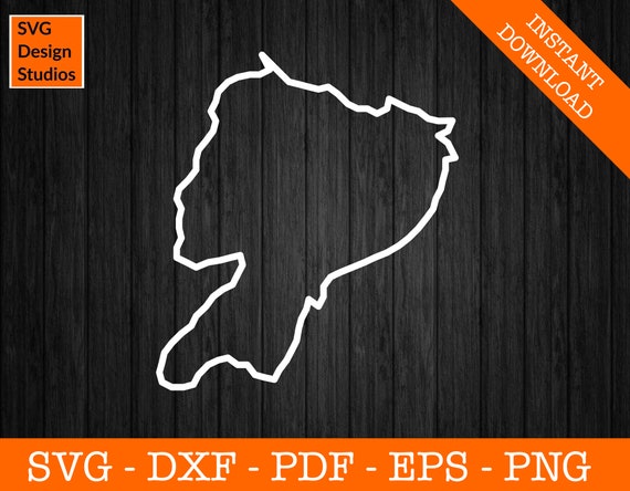 Ecuador Svg Ecuador Map Outline Shape SVG Cut File PNG | Etsy
